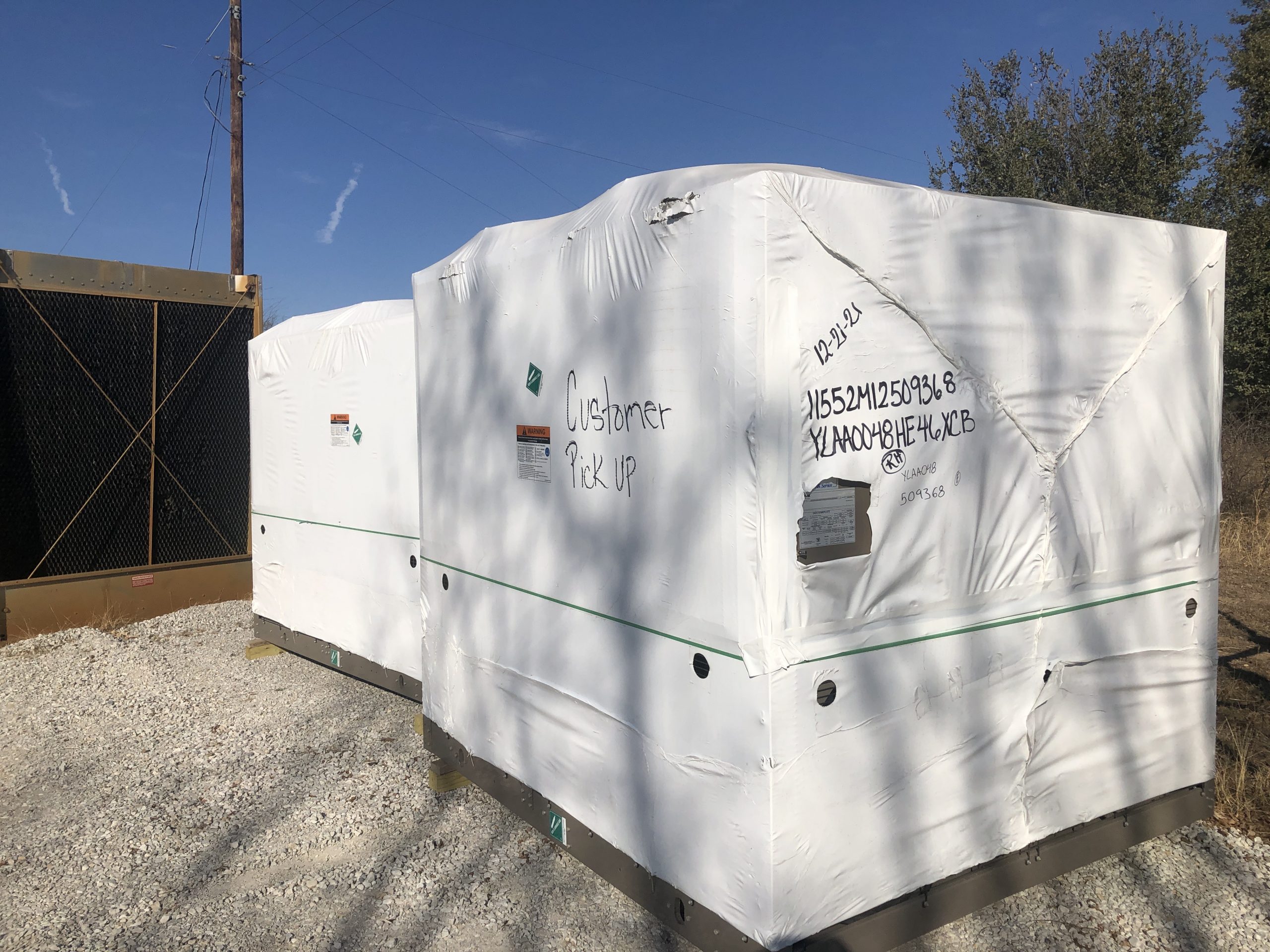 YORK - 48 Ton New Surplus Air Cooled Chiller (In Stock) - Texas Surplus ...